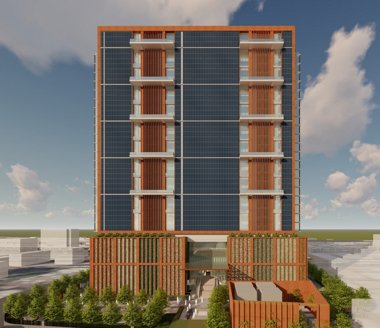 Surat Municipal Corporation High Rise Office Campus - INI Design Studio