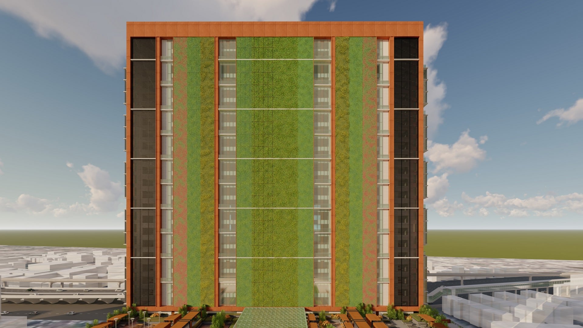 Surat Municipal Corporation High Rise Office Campus - INI Design Studio