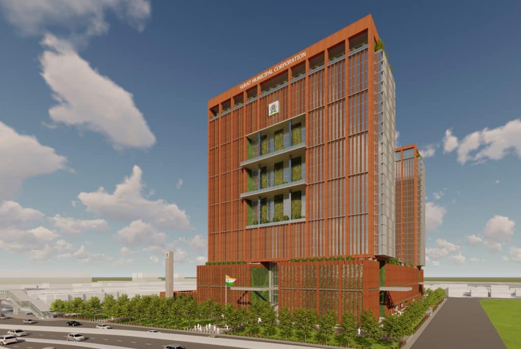 Surat Municipal Corporation High Rise Office Campus – INI Design Studio