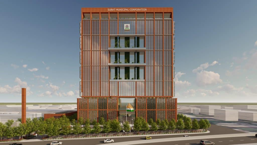 Surat Municipal Corporation High Rise Office Campus - INI Design Studio