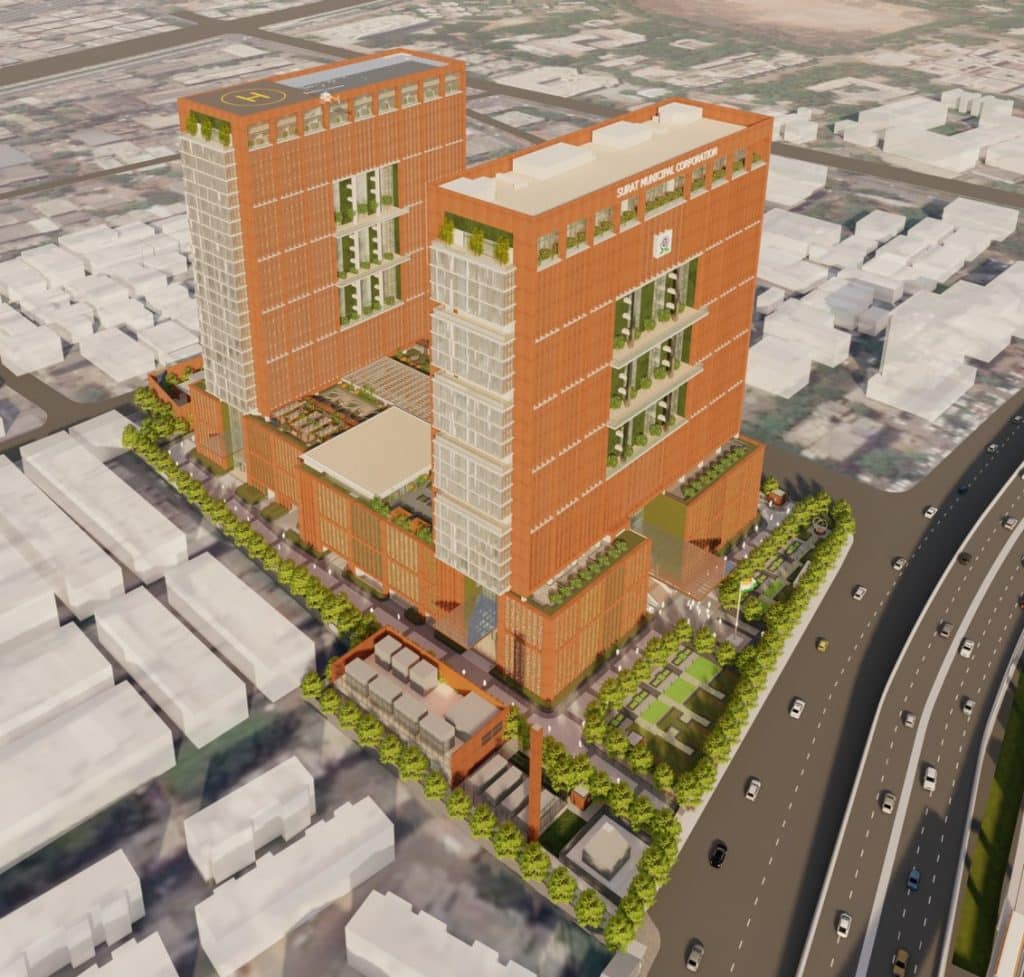 Surat Municipal Corporation High Rise Office Campus - INI Design Studio