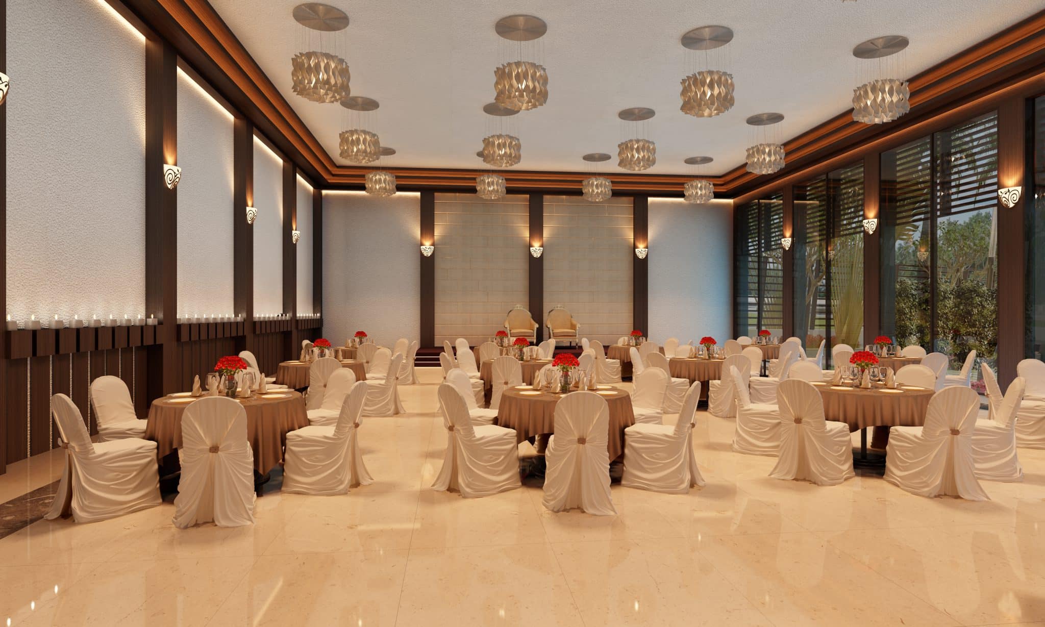The Palms Resort Club - Interior at The Parkway, Surat - INI Design Studio