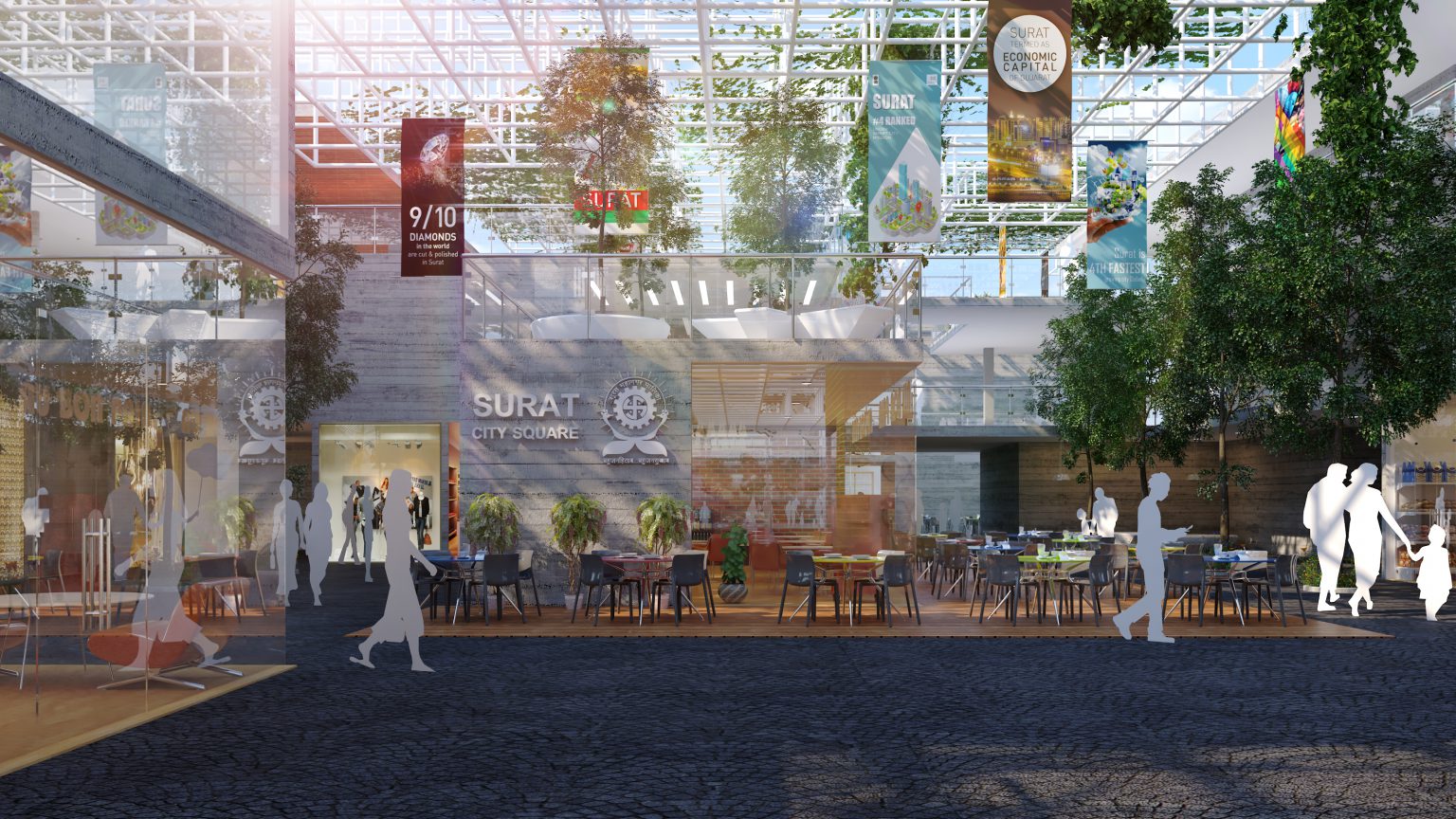 Surat City Square - INI Design Studio