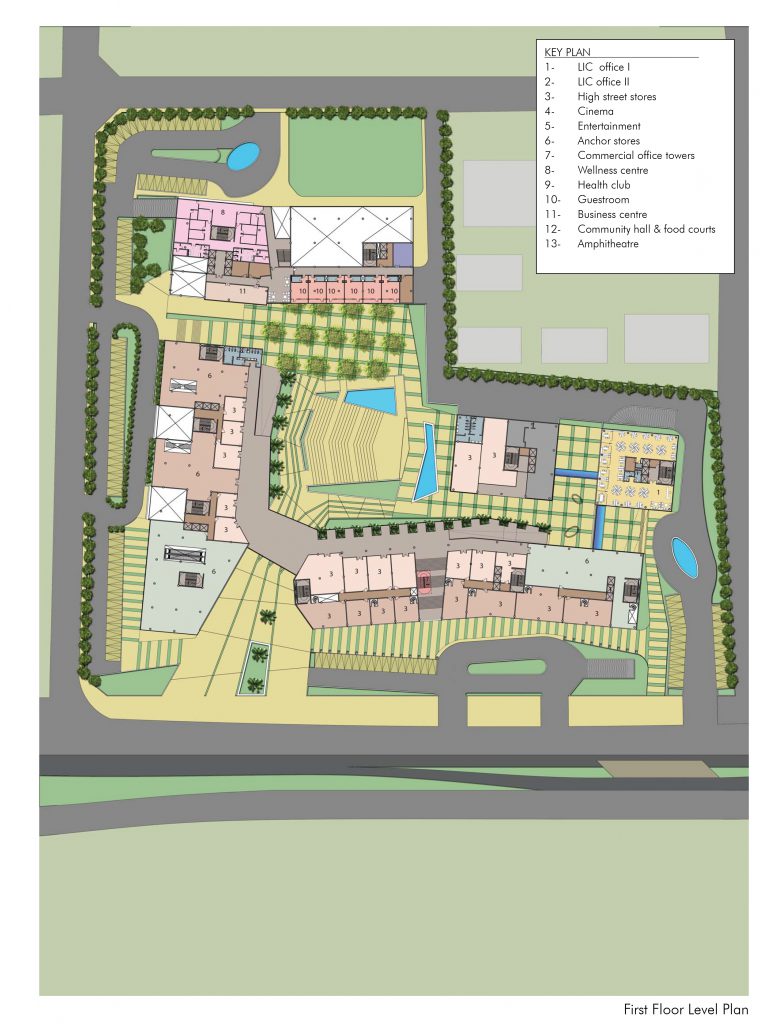 LIC Mixed-Use Development at Ahmedabad - INI Design Studio