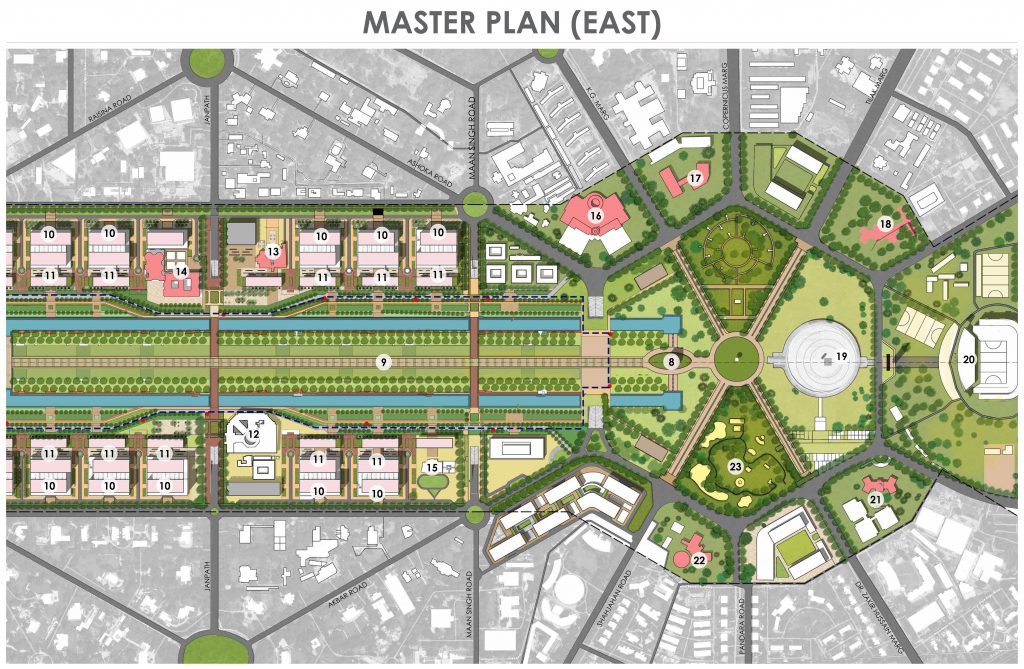 Parliament Complex, Common Central Secretariat and Central Vista - INI Design Studio