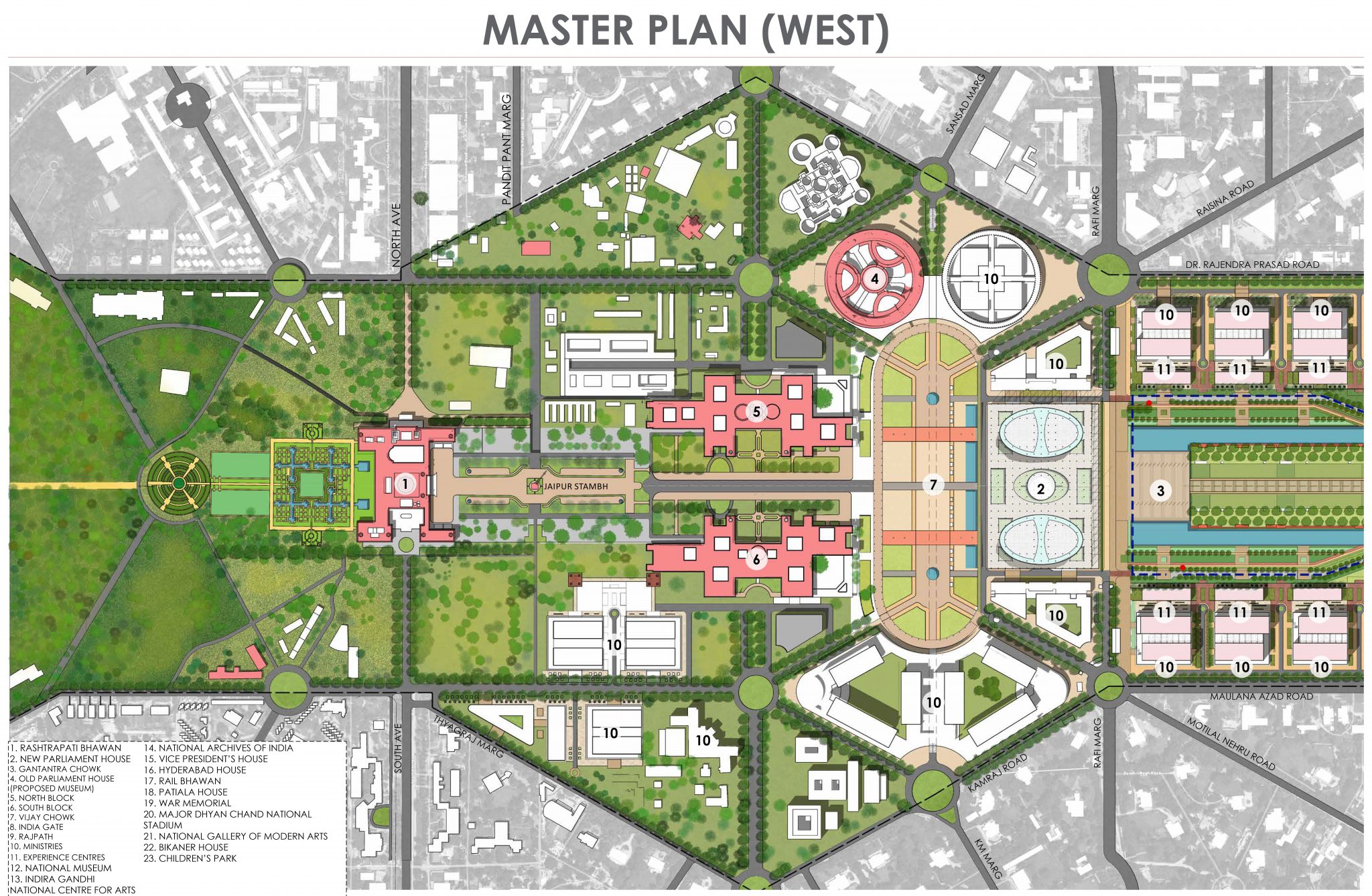 Parliament Complex, Common Central Secretariat and Central Vista - INI ...