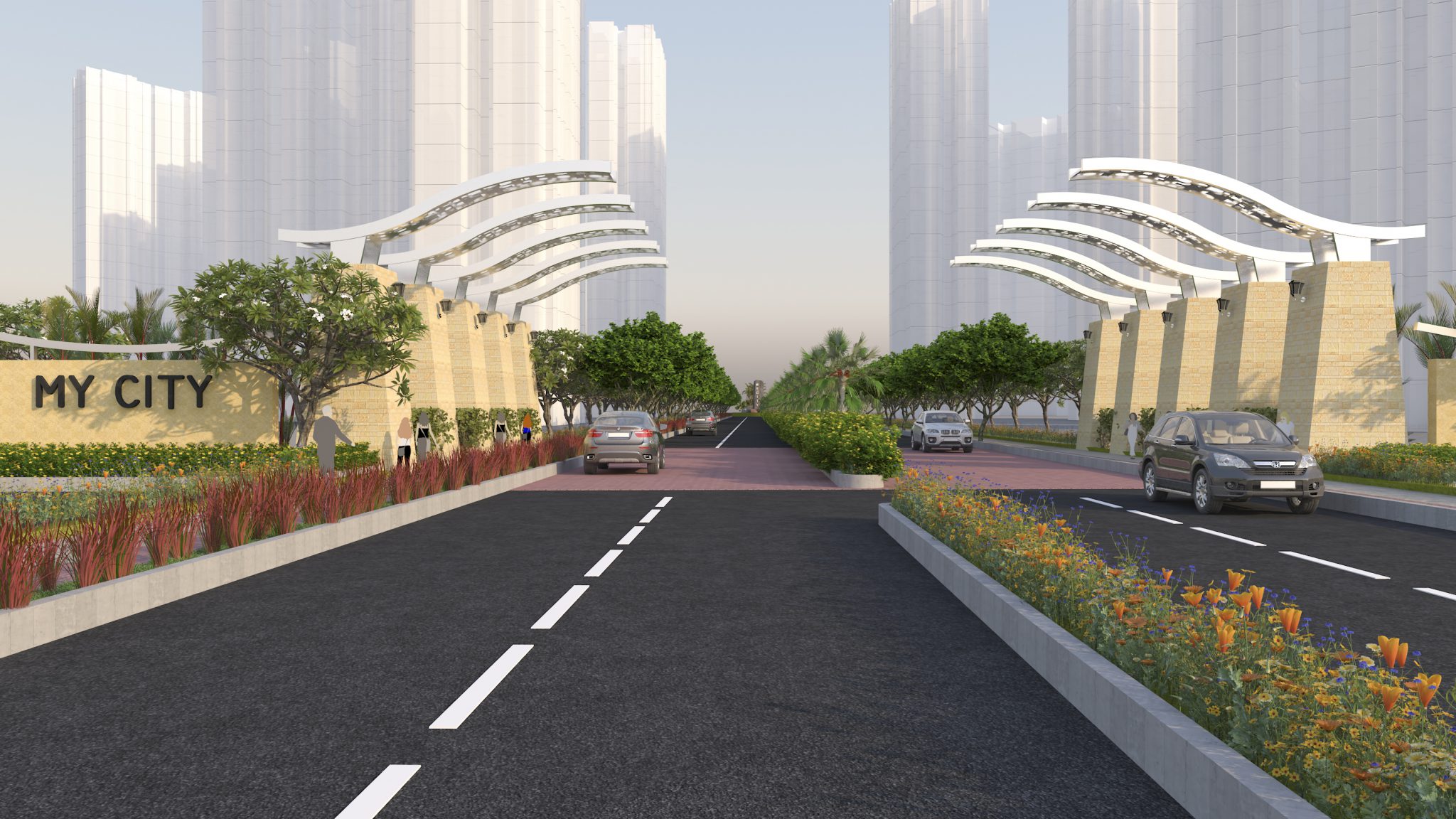 My City Township Landscape Masterplan - INI Design Studio