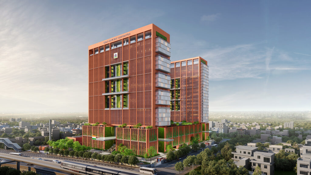 Surat Municipal Corporation (SMC) High Rise Office Campus - INI Design ...