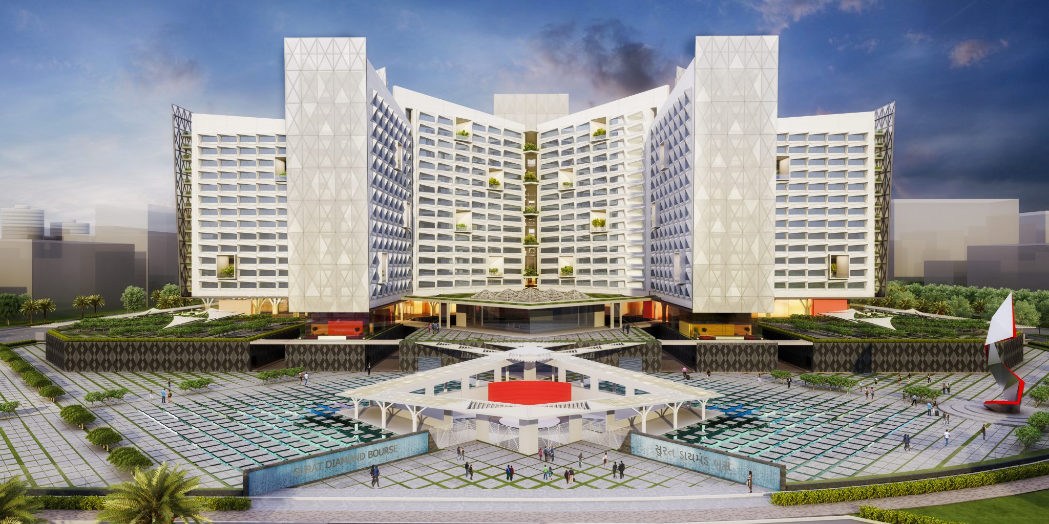 Surat Diamond Bourse - INI Design Studio