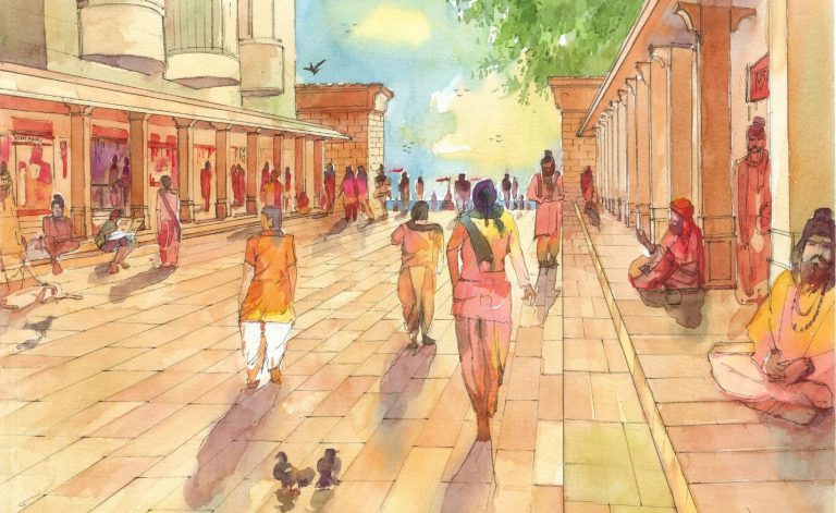 Redevelopment of Ghats on Ganga River, Varanasi - INI Design Studio