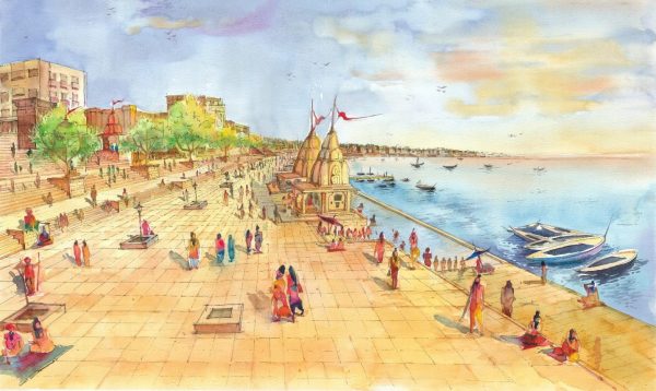 Redevelopment of Ghats on Ganga River, Varanasi - INI Design Studio