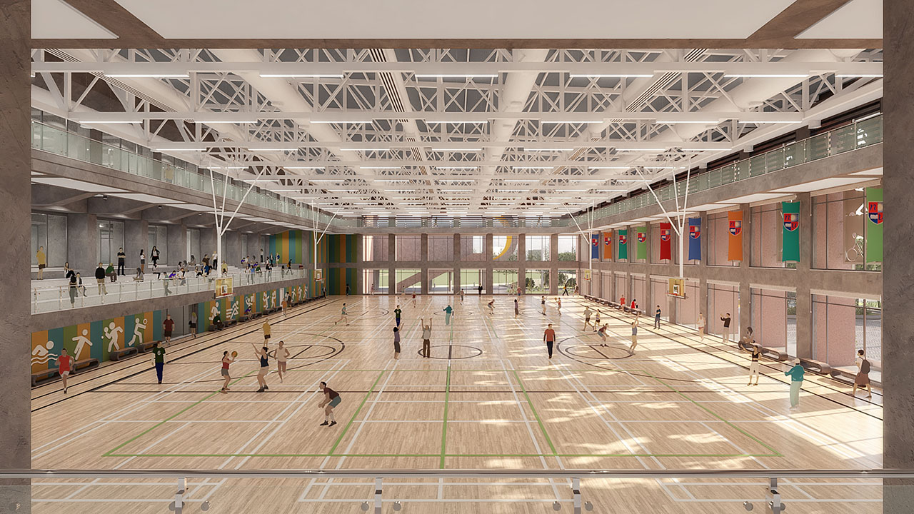 Sports Complex at Nirma University - INI Design Studio