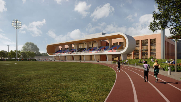 Sports Complex at Nirma University - INI Design Studio