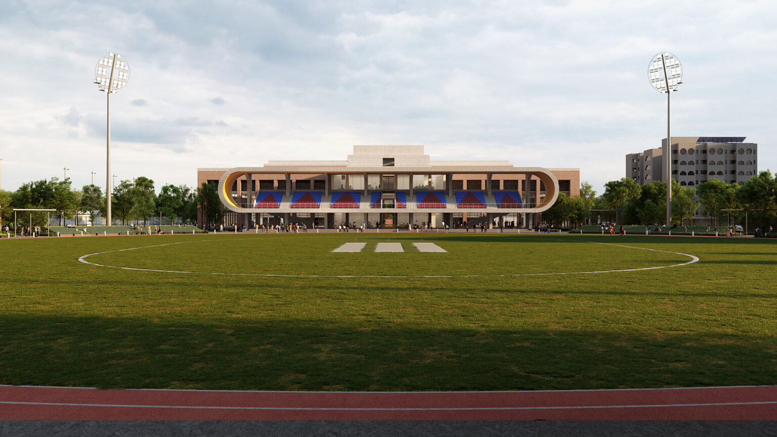 Sports Complex at Nirma University - INI Design Studio