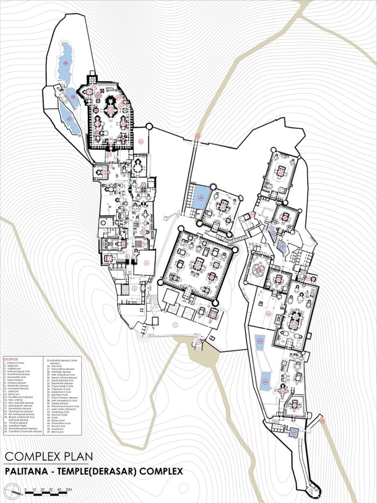 Palitana Rangmandap at Palitana Jain Temples Complex - INI Design Studio
